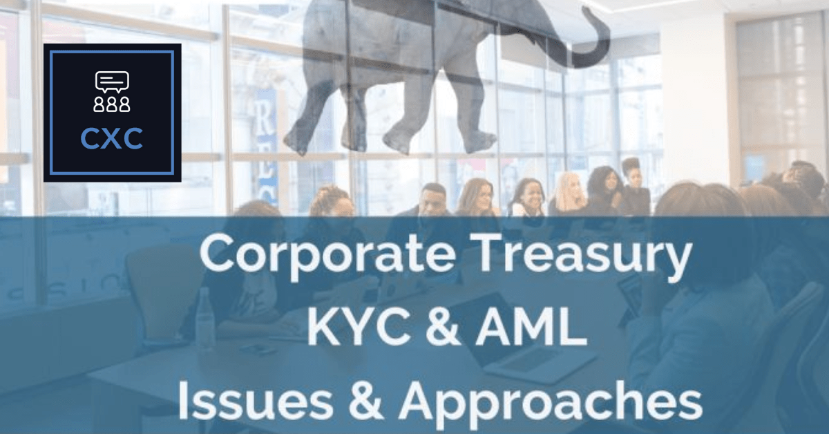 Corporate Treasury KYC & AML Issues and Approaches
